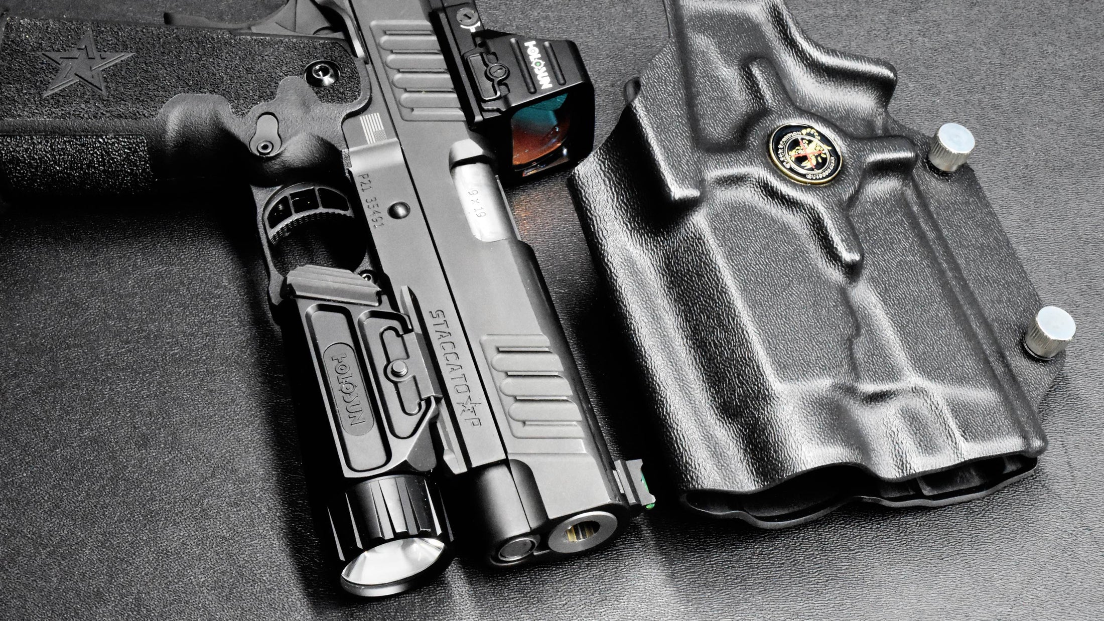 Staccato P w/ Holosun P.ID Holsters by Black Scorpion Gear