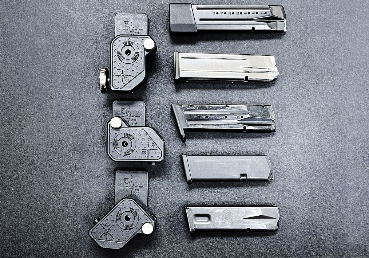 Black Scorpion Gear Ambidextrous Double Stack Magazine Pouch w/ Magnet