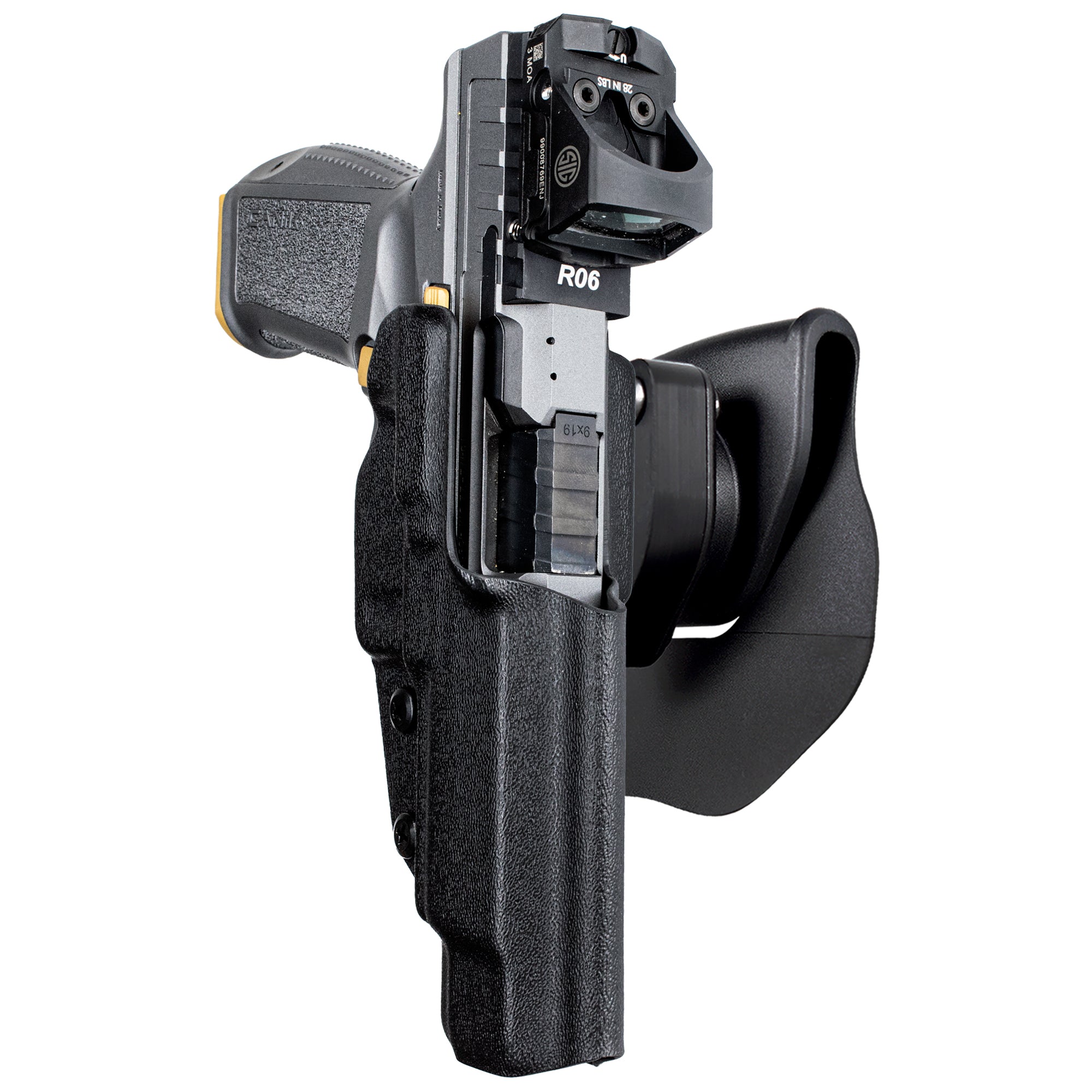 SFx Rival w/ Align Tactical Thumb Rest OWB QR Paddle Holster