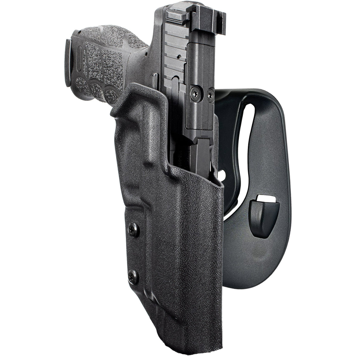 H&KVP9L w/ Align Tactical Thumb Rest OWB Paddle Holster by BSOG