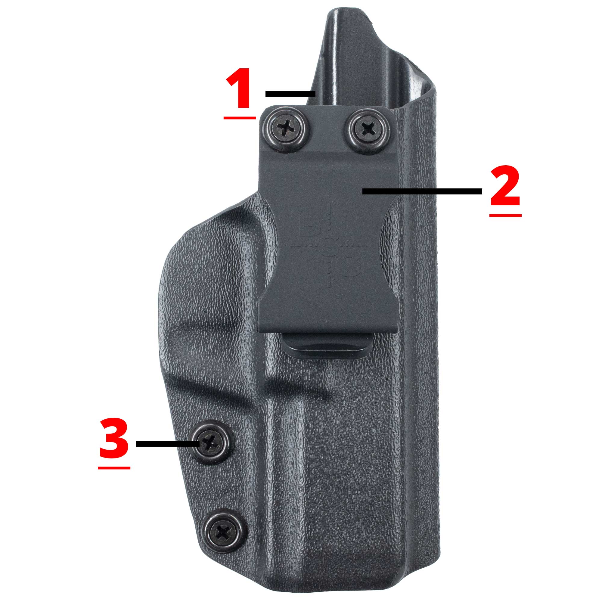 IWB Full Profile Holster Hardware Replacement Kit