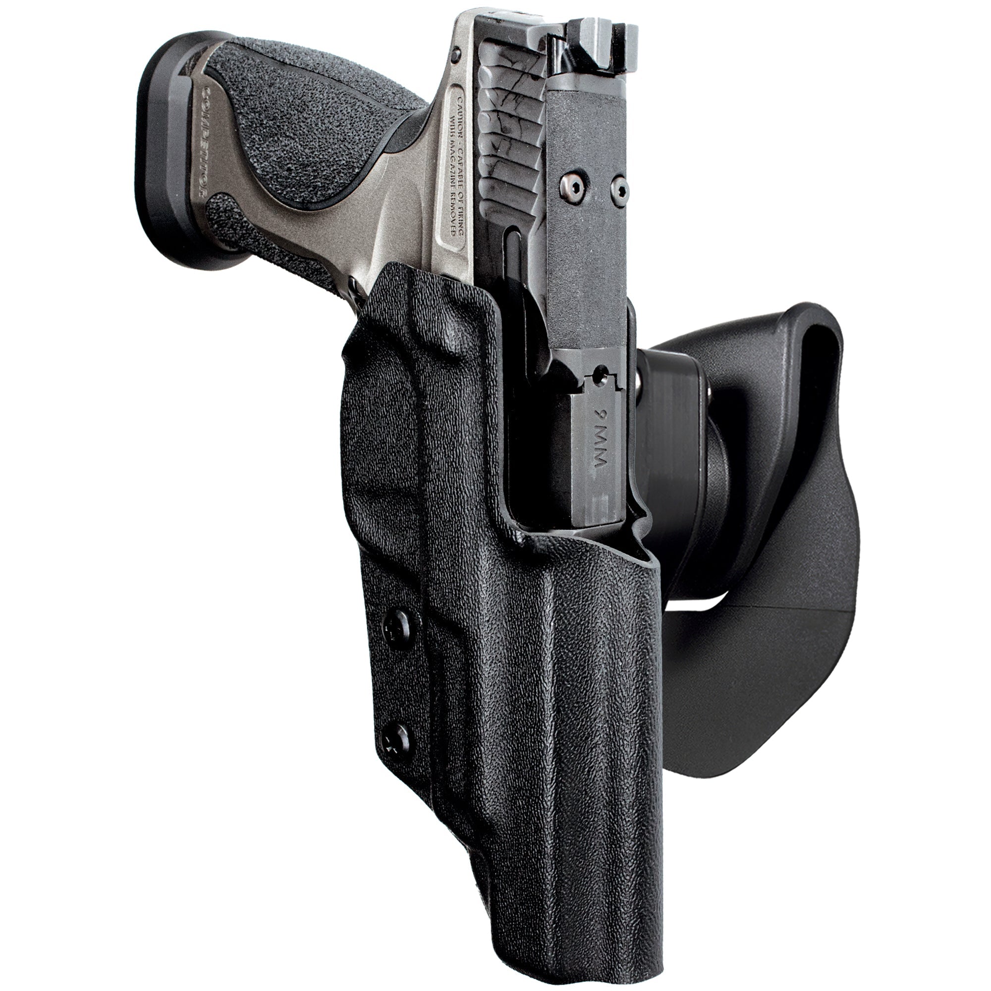 OWB Quick Release Paddle Holster for Smith & Wesson M&P9 Competitor