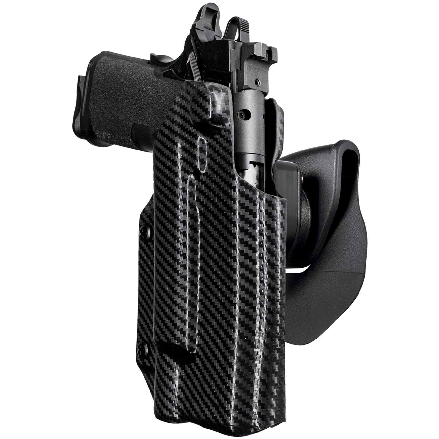 OWB Quick Release Paddle Holster for Springfield Armory Prodigy 5'' w ...