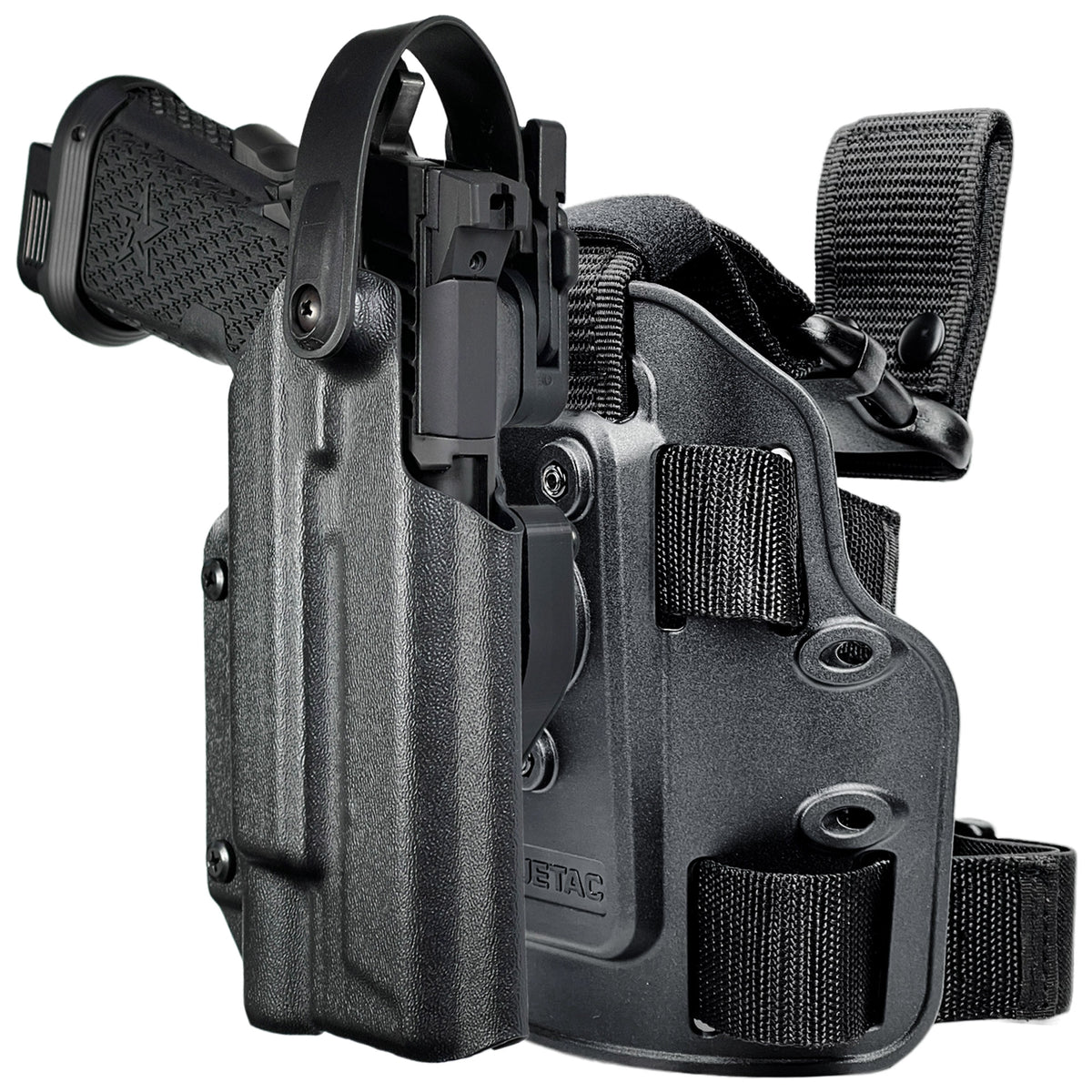 Staccato XC w/ SureFire X300 Level II Duty Drop Leg Holster